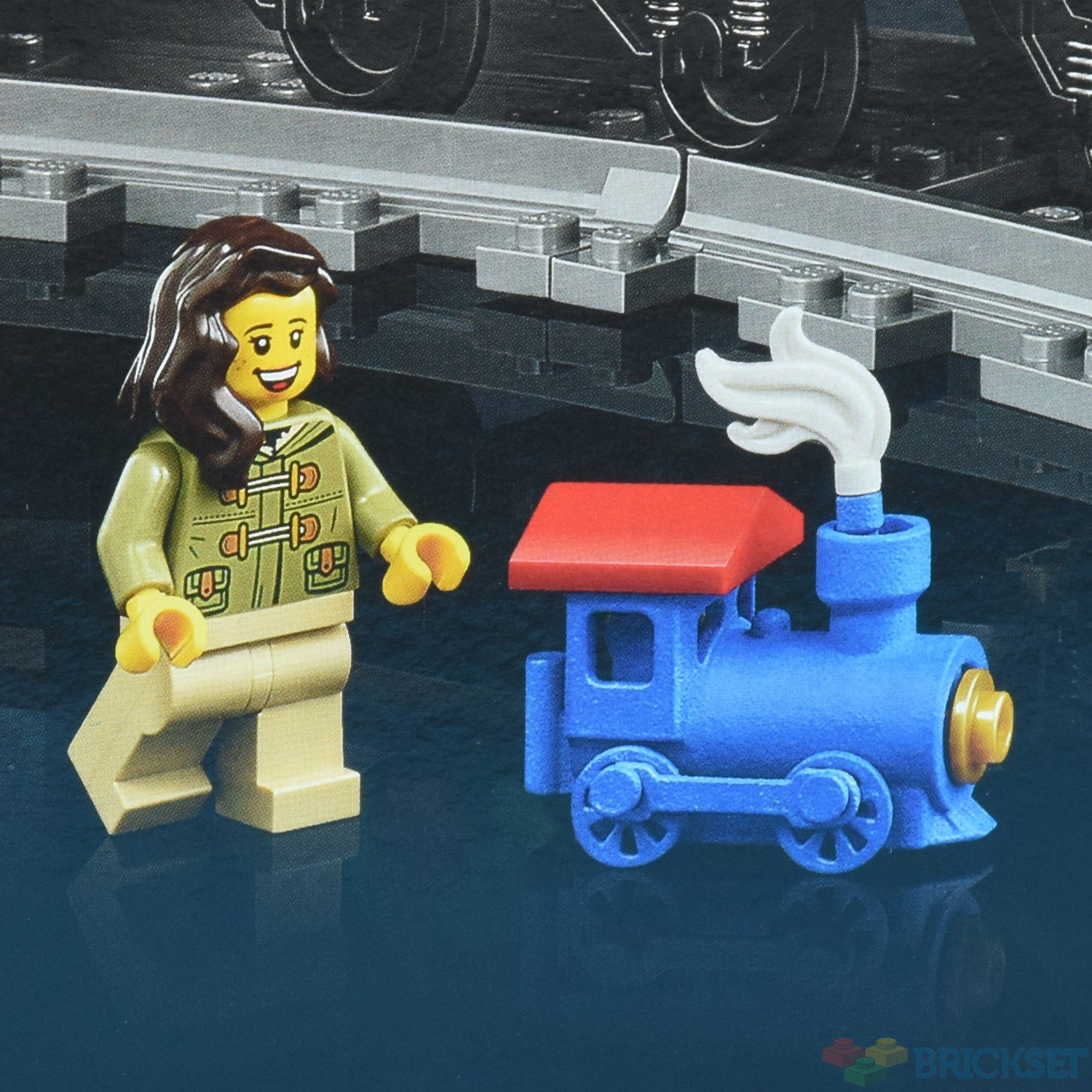 LEGO Icons 10361 - Part 1 - 3D printed blue train review | Brickset